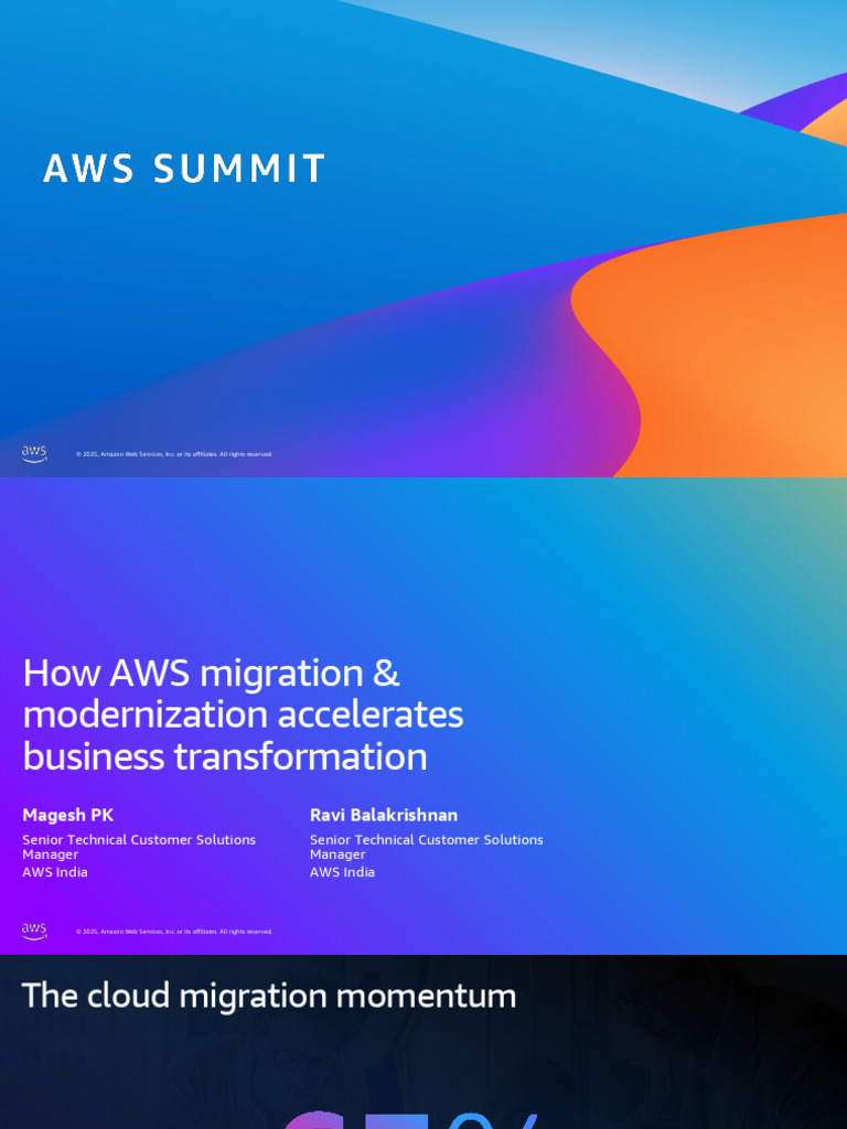 How Aws Migration And Modernization Accelerate Business Transformation Pdf Amazon Web Services