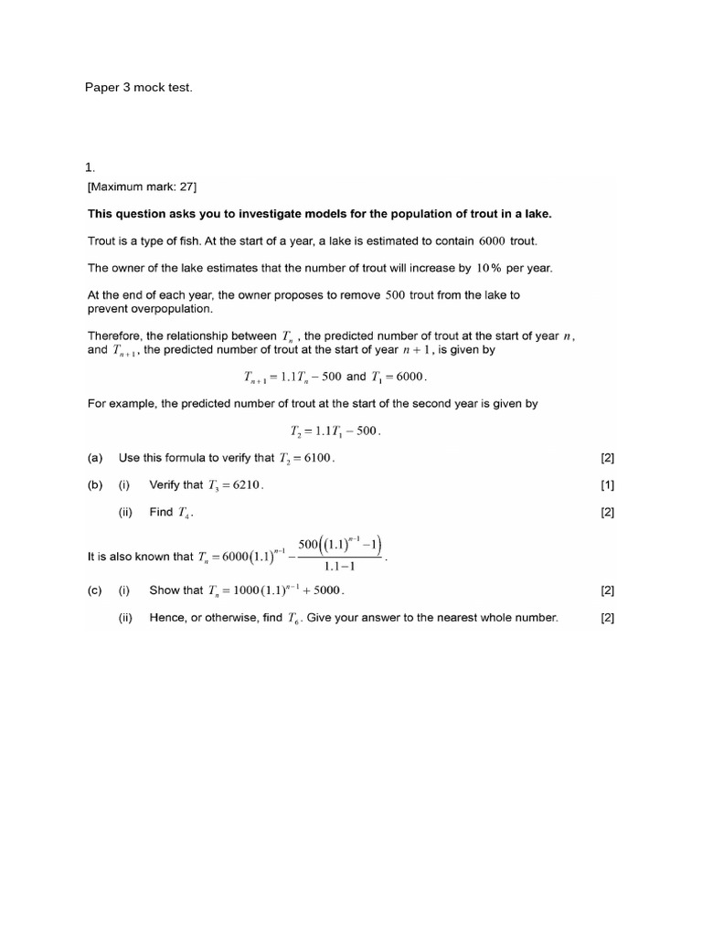 Paper 3 Ib Aa HL | PDF