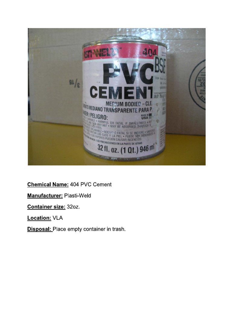 PVC Glue Sds Sheet | PDF