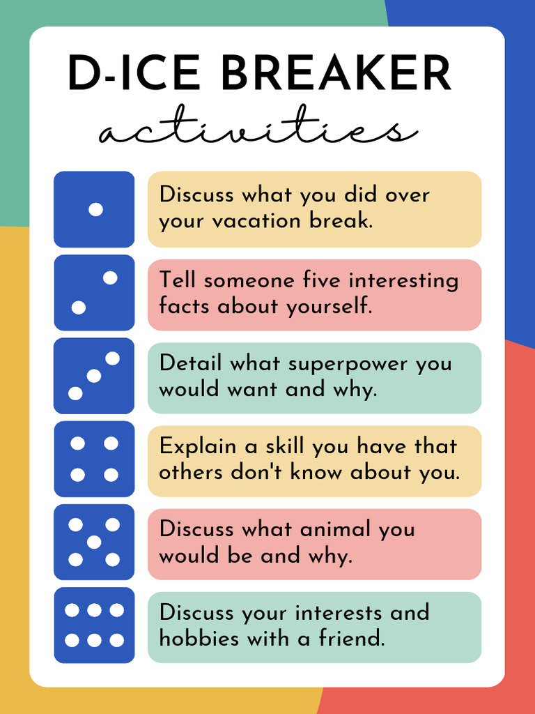 Back To School Ice Breaker Activities | PDF