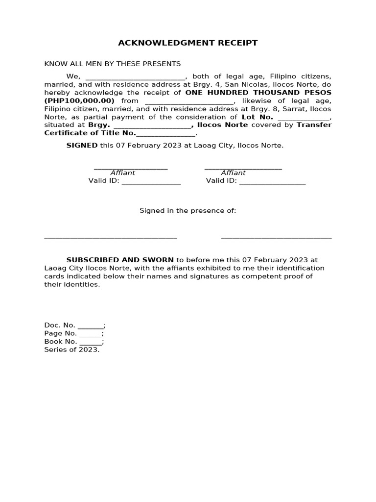 Acknowledgment - Roderick Paulate | PDF