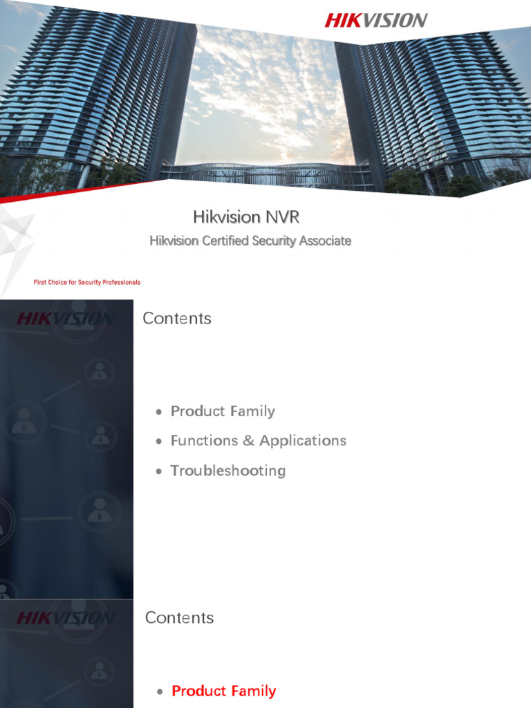 Hikvision NVR Operation | PDF | Hard Disk Drive | Computer Data Storage