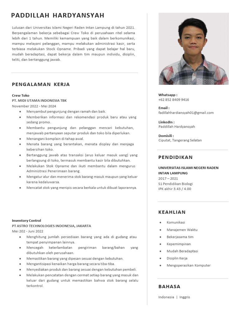 File Lamaran PT Midi - Compressed | PDF