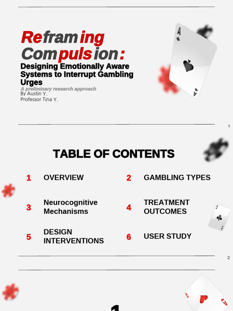 Reframing Compulsion Report | PDF | Problem Gambling | Reinforcement