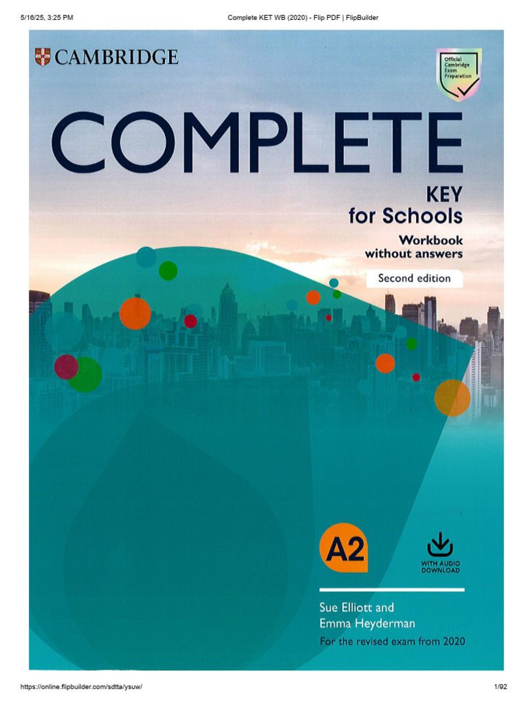 Complete KET Workbook 2020 PDF | PDF