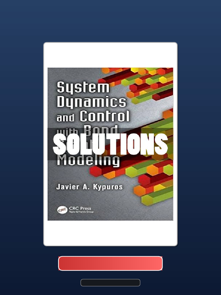 System Dynamics and Control With Bond Graph Modeling 1st Edition ...