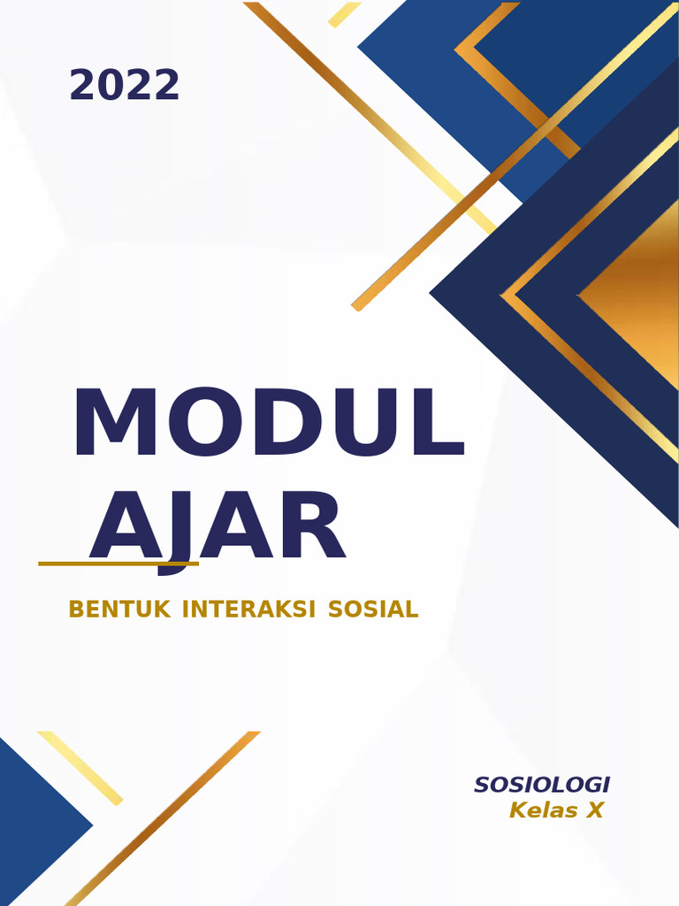 Ilide - Info Modul Ajar Bentuk Interaksi Sosial PR | PDF