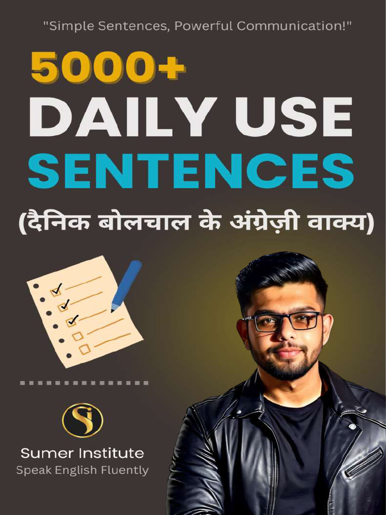 3.daily Use English Sentences Book | PDF