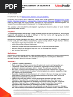 FINAL 4AT Assessment For Delirium | PDF | Dementia | Medicine