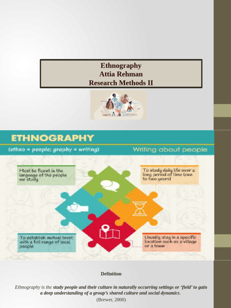 Ethnohraphic Research Method | PDF | Ethnography | Bias