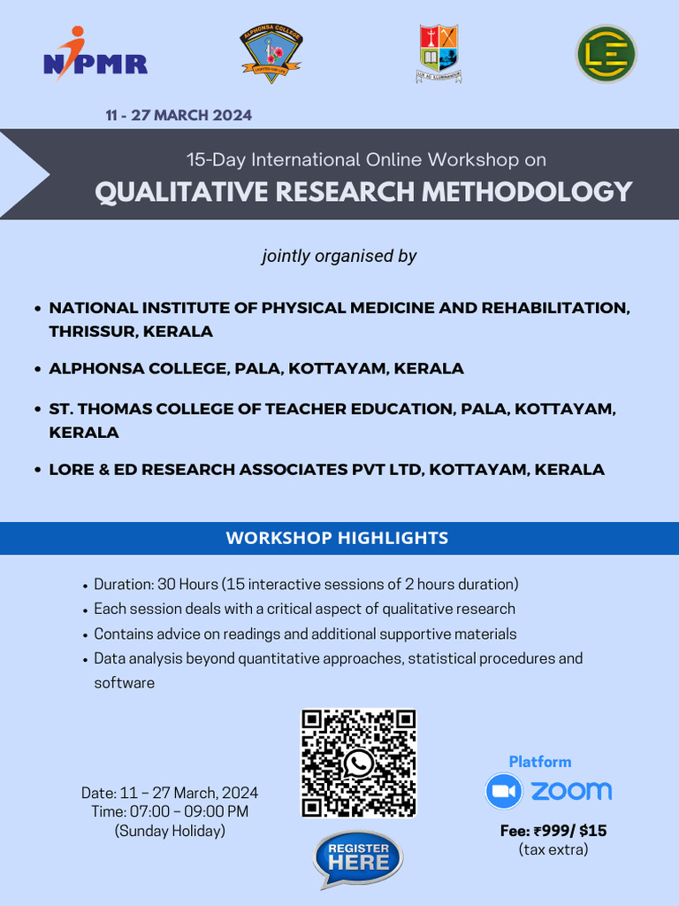Qualitative Methodology Workshop | PDF | Qualitative Research | Methodology