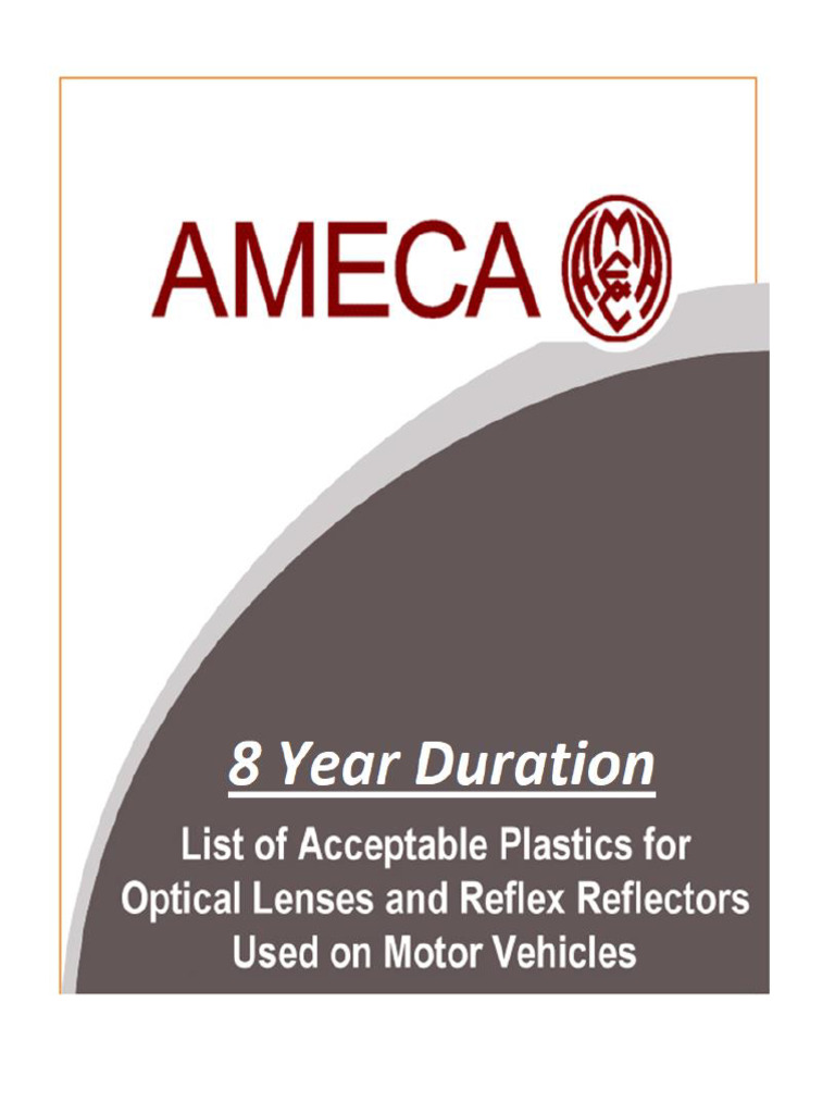 AMECA 2024 (8years) | PDF | Ultraviolet | Mirror