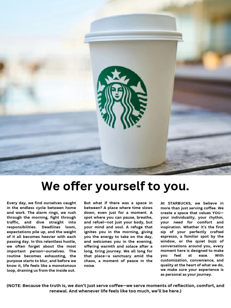 Starbucks Ad | PDF