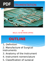 Surgical OT Instruments List | PDF