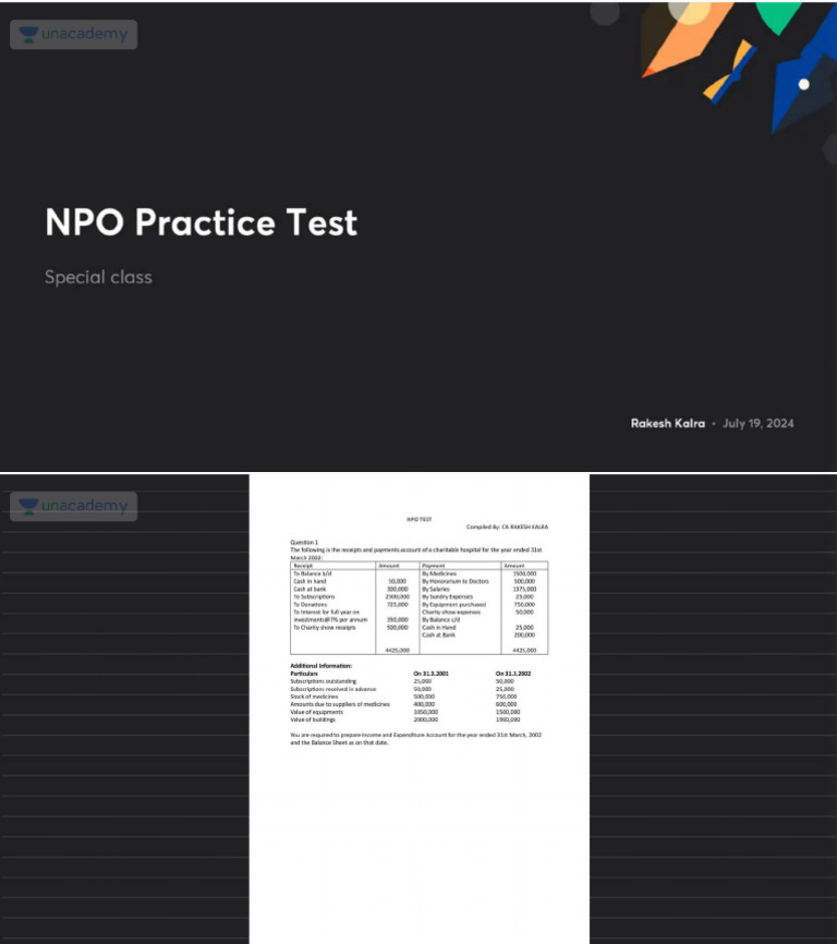 NPO Practice Test No Anno 2 | PDF