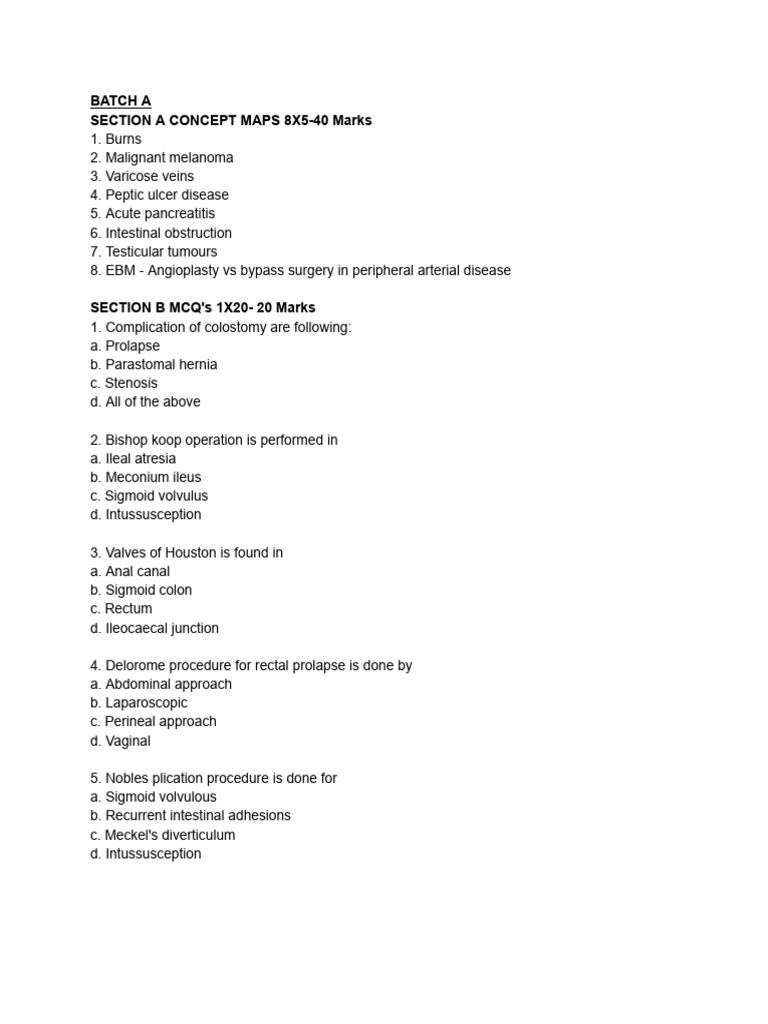 Surgery EOP 2-2 | PDF | Liver | Vein