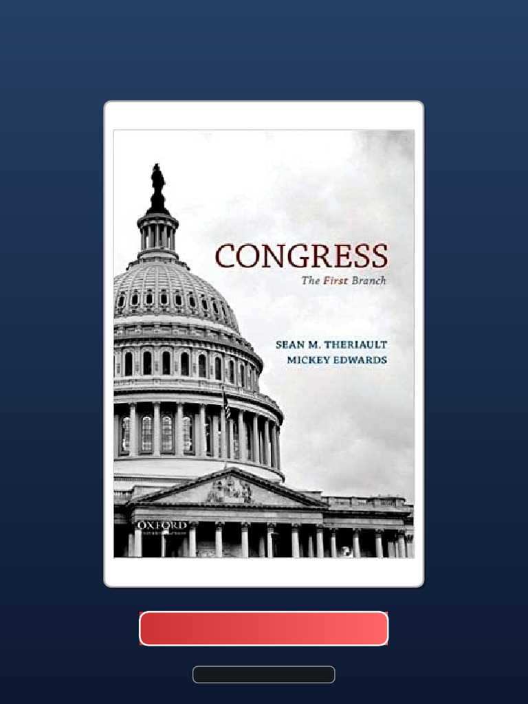 Congress The First Branch Ebook and TestBank Bundle Full Download | PDF ...