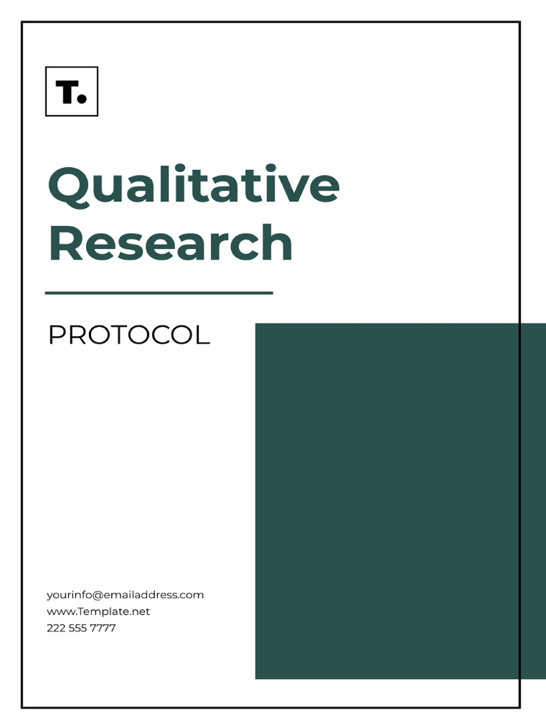 Free Qualitative Research Protocol Template | PDF