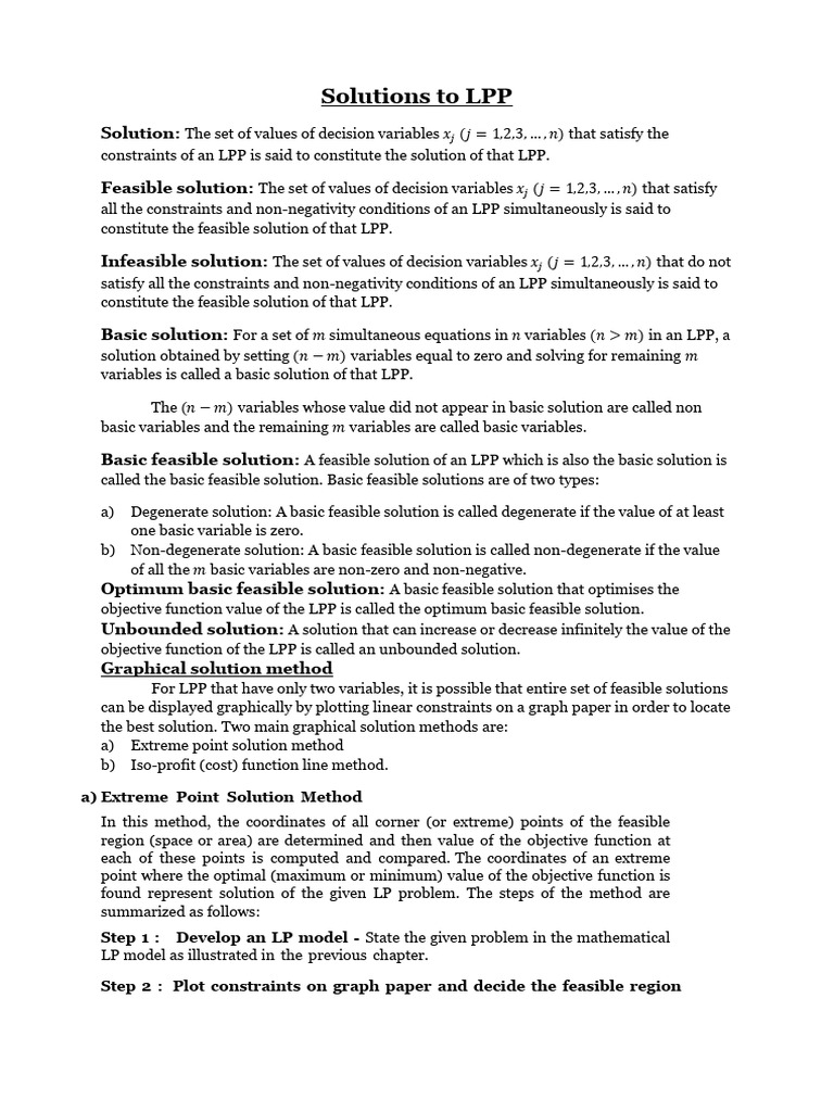 M1 T3 Graphical Solution | PDF | Mathematical Optimization | Algorithms