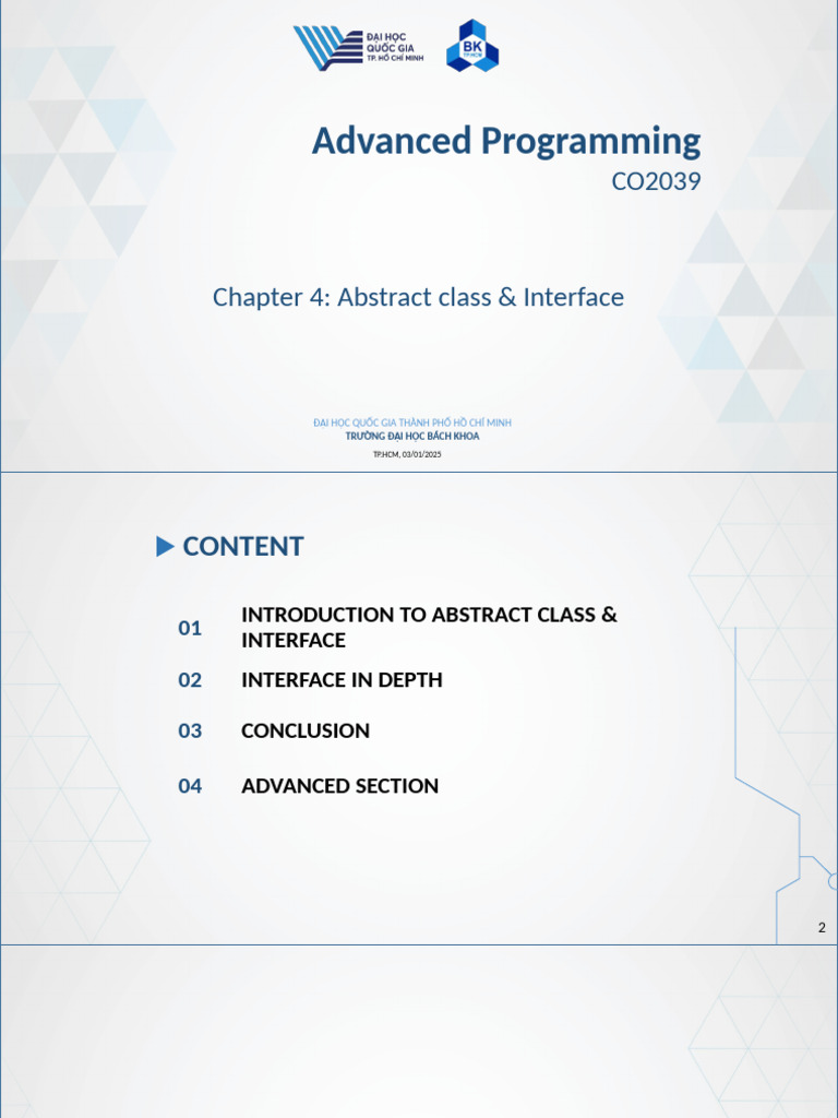 Chap4 Abstract Interface | PDF | Class (Computer Programming) | Method (Computer Programming)