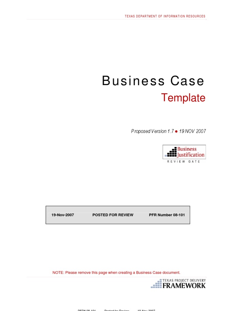 Bus Case Template | PDF | Evaluation | Business