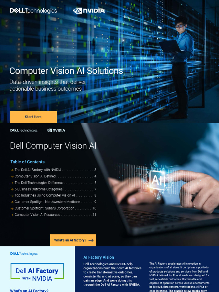 Dell Computer Vision Ai Solutions Brochure | PDF | Artificial ...