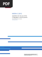 Misra C 2023 (Misra C 2012) | PDF | Pointer (Computer Programming) | Parameter (Computer ...