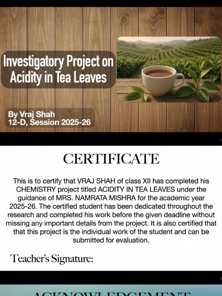Tea Project | PDF
