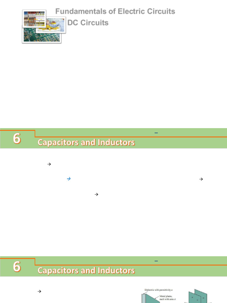 LC1 EE3706 C6 Capacitors and Inductors | PDF | Inductor | Capacitor