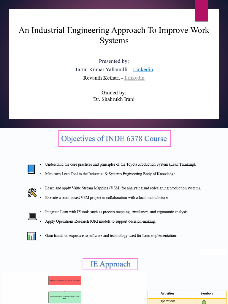 AIE Approach To Improve Work Systems | PDF | Lean Manufacturing ...