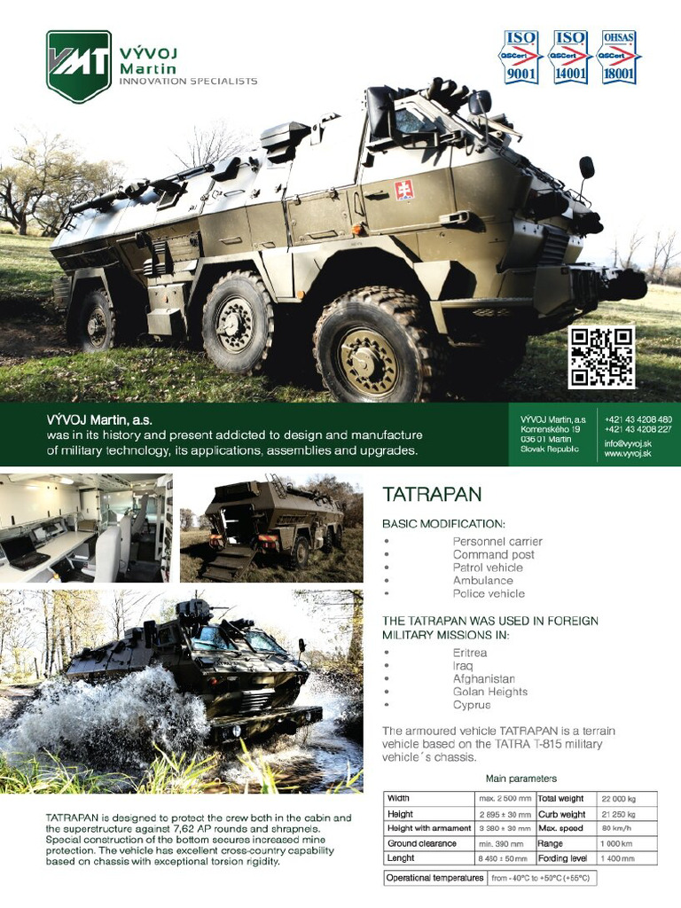 VYVOJ Tatrapan 6x6 | PDF