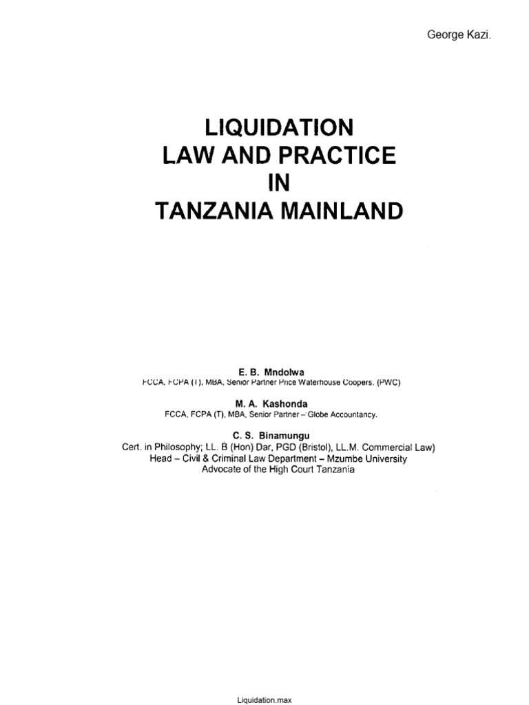 Liquidation | PDF