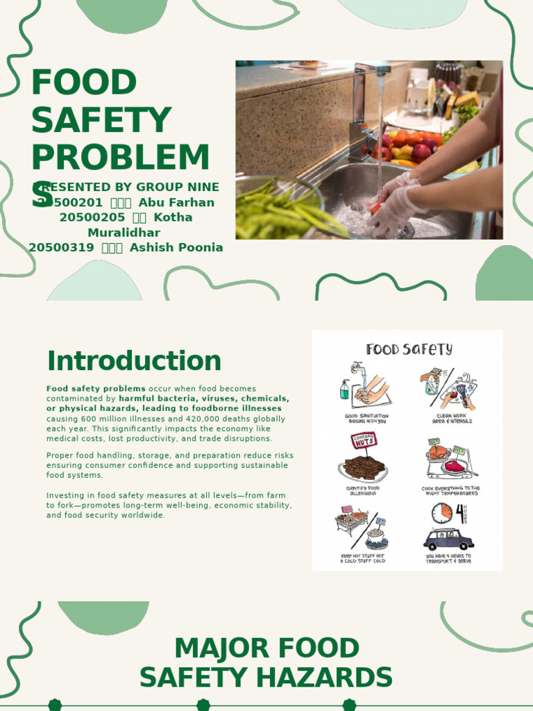 Food Safety Problems | PDF | Food Safety | Foodborne Illness