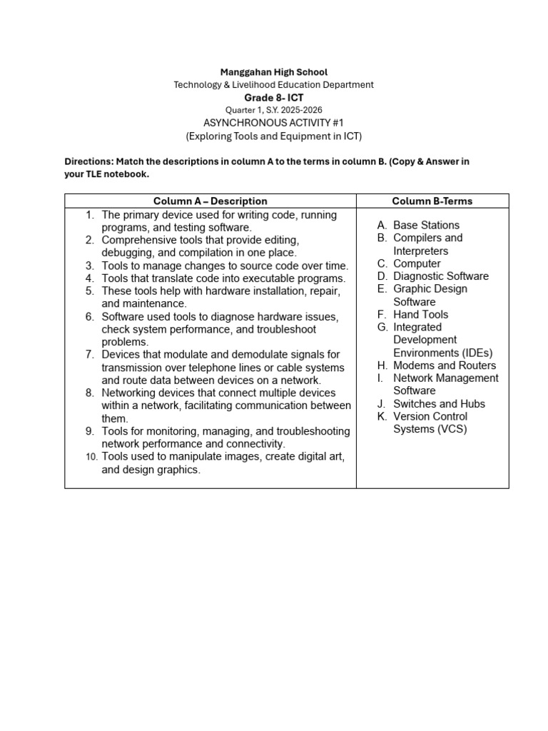 Day 1 Activity | PDF