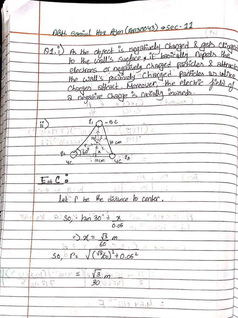 PHY108 - Class Assessment | PDF