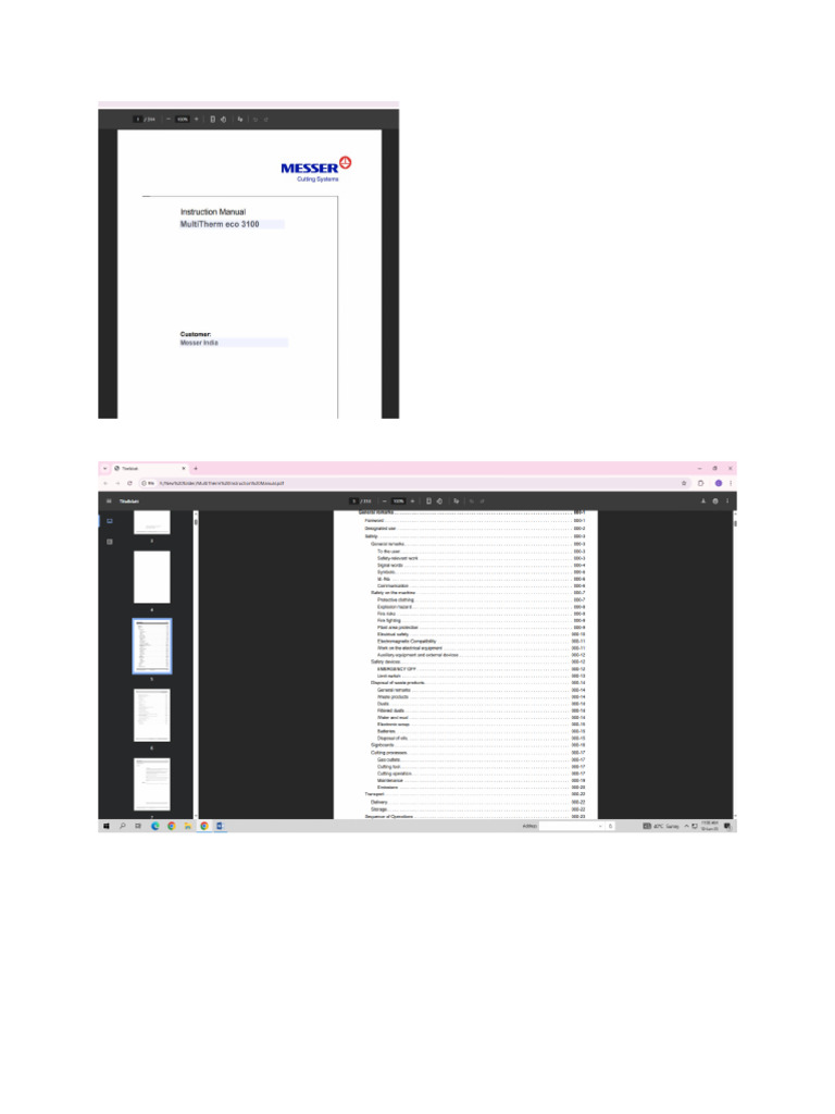 MESSER Instruction Manual 2 | PDF