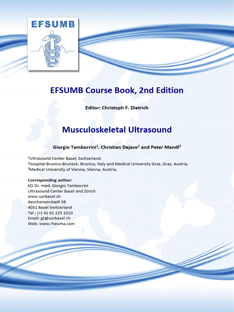 Usg Musculoschelet Engleza | PDF | Knee | Limbs (Anatomy)