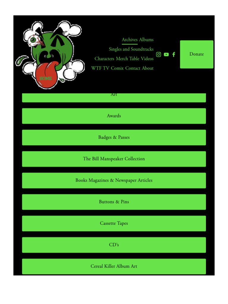 The OFFICIAL Green Jello Online Museum - Records (Vinyls) CD's ...