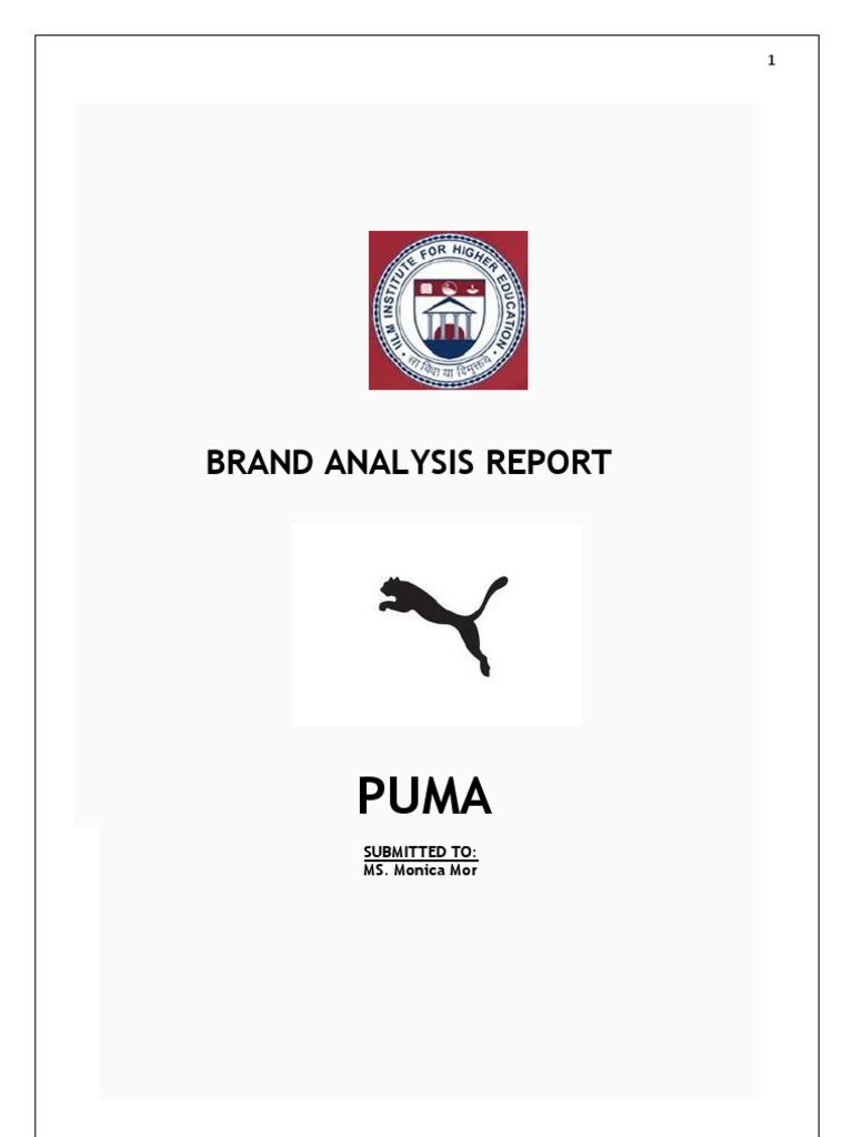 Puma Brand Analysis and Market Insights | PDF | Adidas | Brand