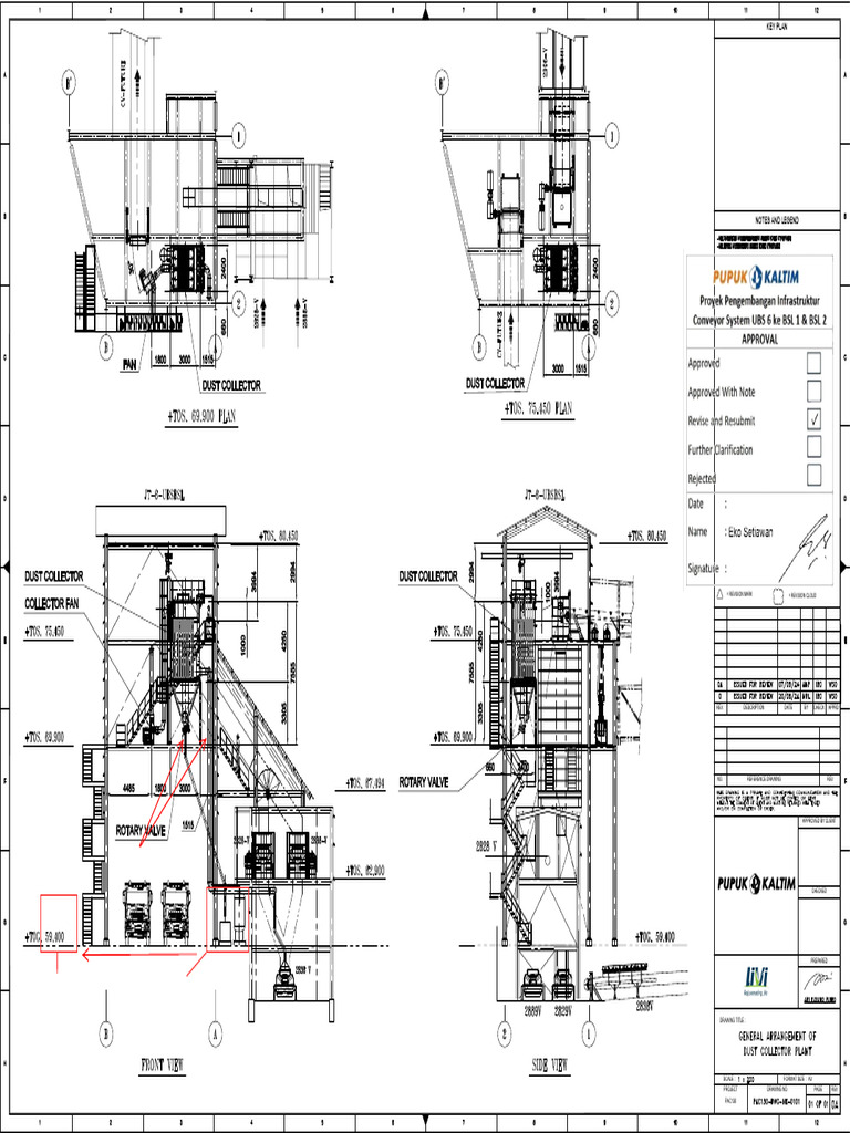 Pac130-Dwg-me-0101 General Arrangement of Dust Collector Plant r0 ...