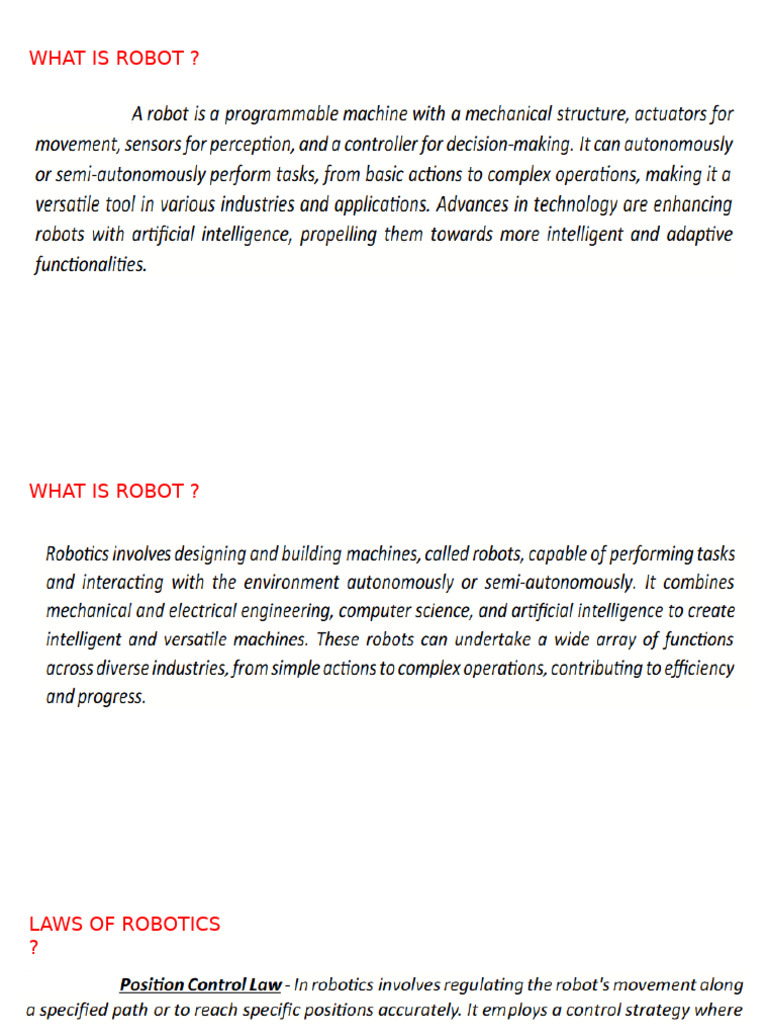 Robotics | PDF