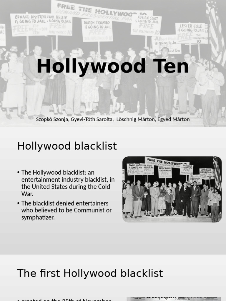 Hollywood Ten | PDF