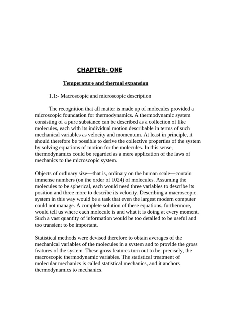 12.thermodynamics Module | PDF | Temperature | Gases