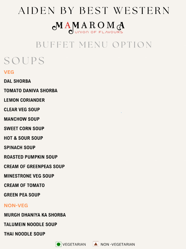 Buffet Menu .. | PDF