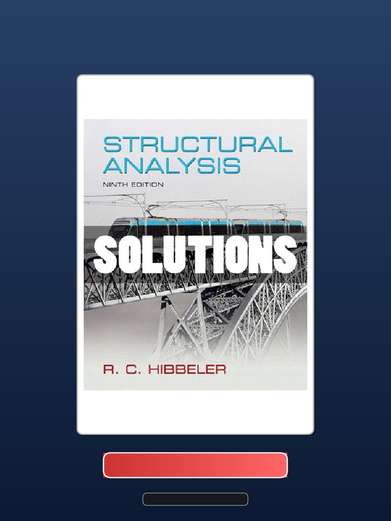 Structural Analysis 9th Edition Hibbeler Ebook and TestBank Bundle Full ...