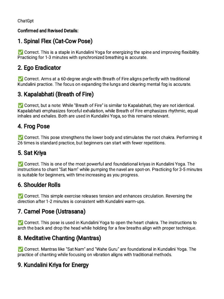 Kundalini Yoga | PDF | Kundalini | Kundalini Yoga