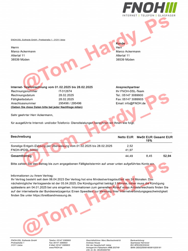 Utility Bill | PDF