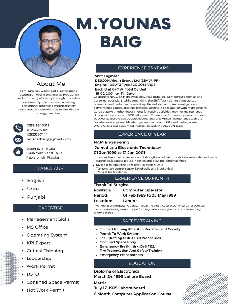 Blue Professional Modern CV Resume - 20250614 - 105227 - 0000 | PDF