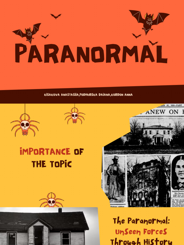 All About Paranormal Including History | PDF
