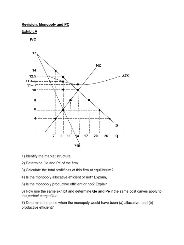 Monopoly Market Structure Analysis | PDF